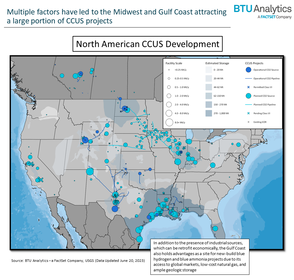 June 2023 Carbon Capture Update: Two U.S. Regions Lead CCUS Development